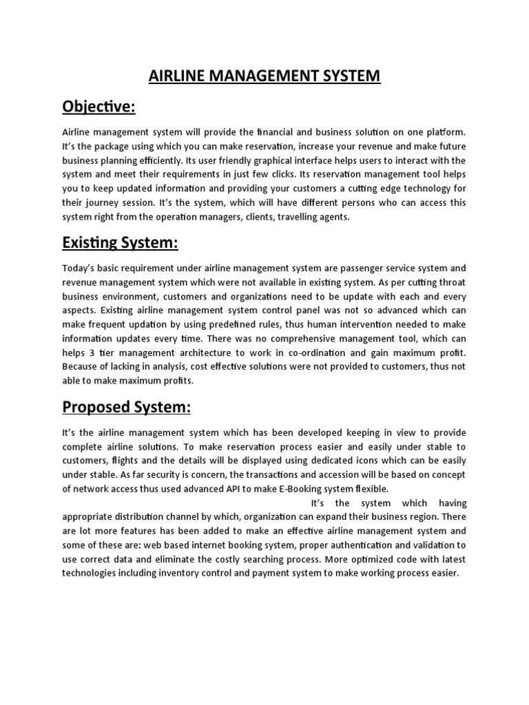Comprehensive Airline Management System | PDF | Computers