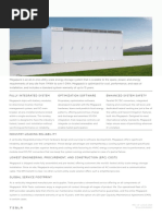 Tesla Megapack Datasheet | PDF | Photovoltaics | Photovoltaic System