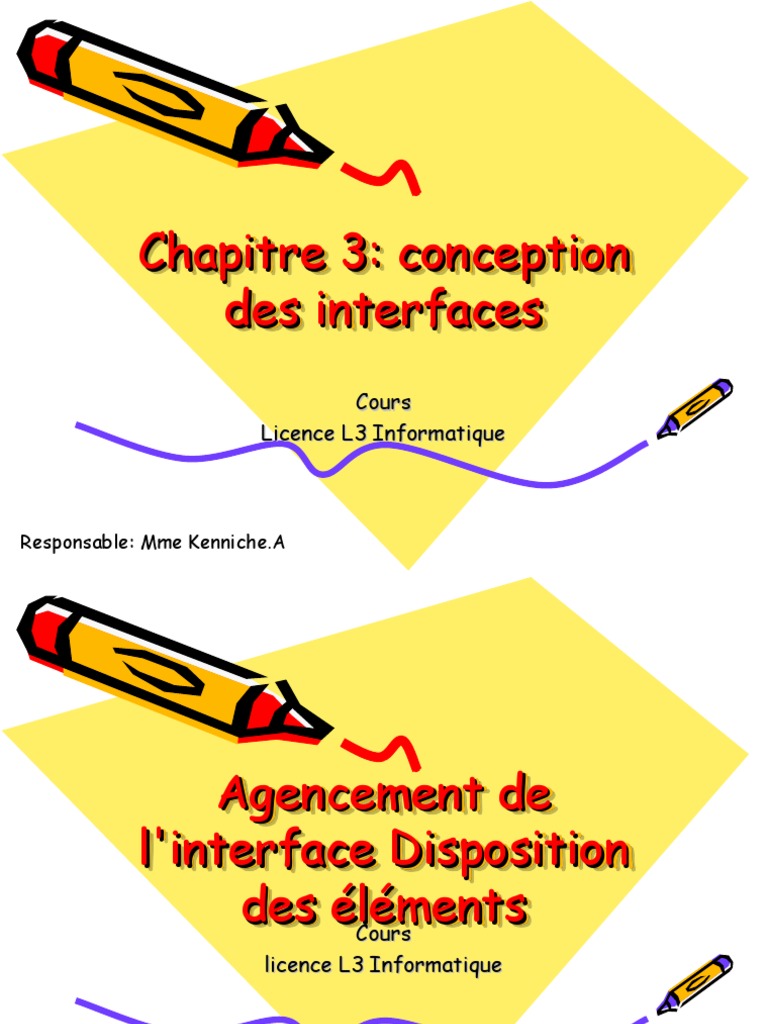 Conception d'interfaces graphiques efficaces | PDF | Mise en page ...