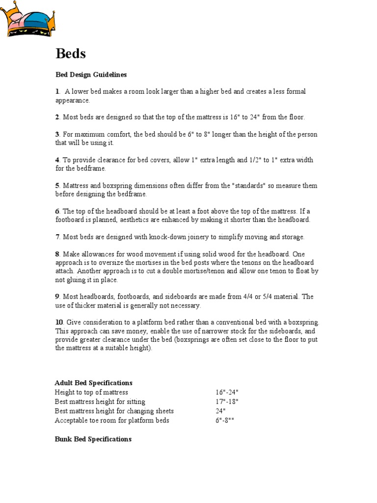 Standard Sizes of Furniture | PDF | Chair | Desk