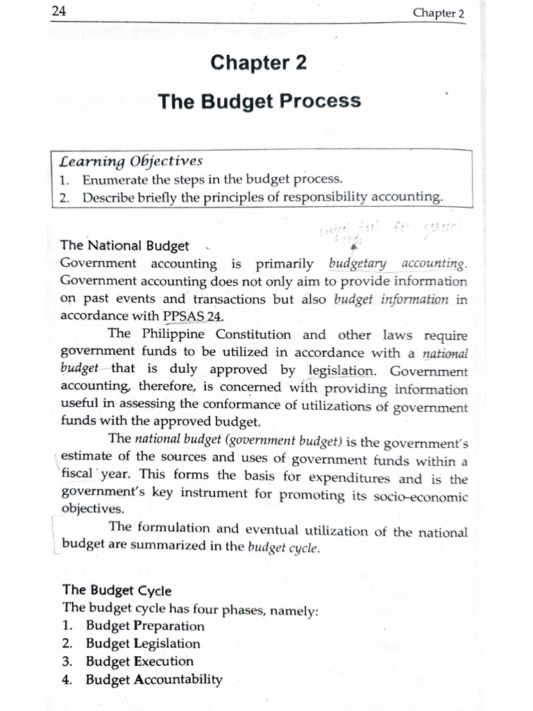 CHAPTER 2 - The Budget Process | PDF