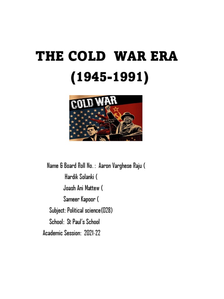 The Cold War Era (1945-1991) | PDF | Politics | Social Science