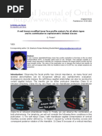 Soft Tissue Ceph | PDF | Orthodontics | Lip