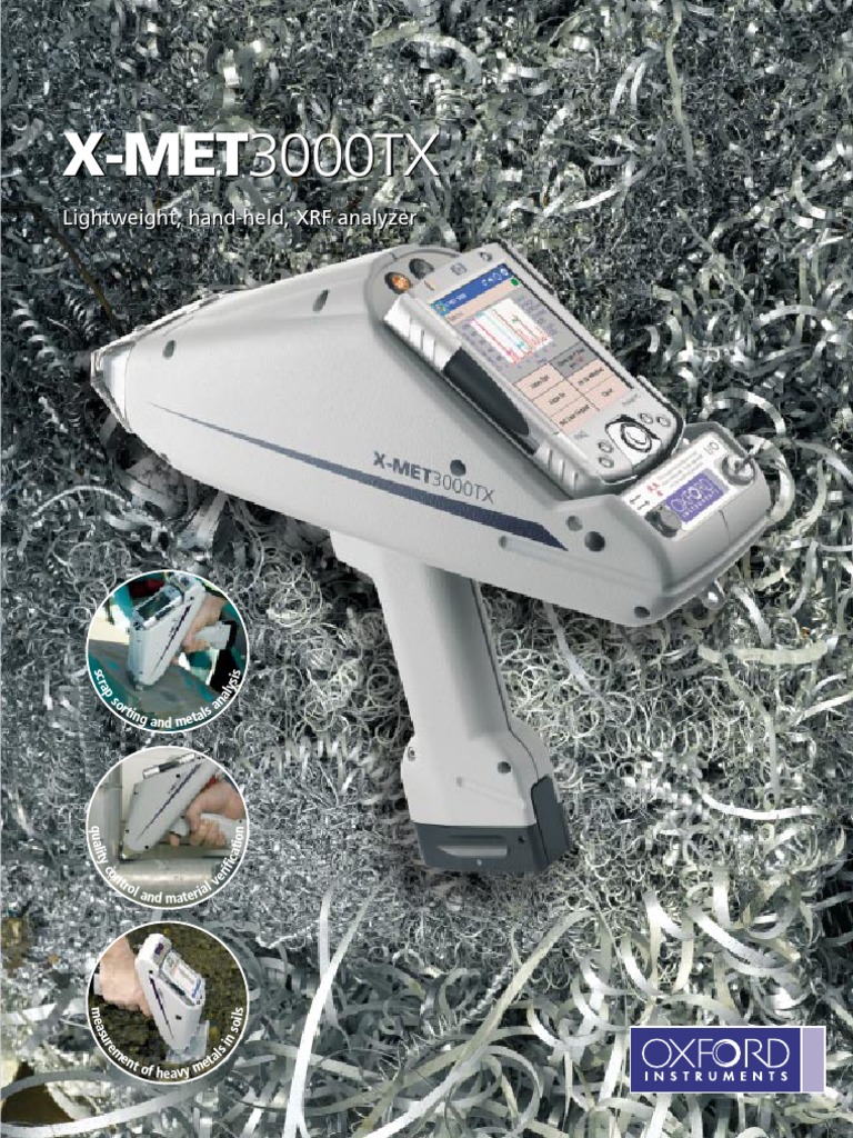 UserGuide XMet3000TX Handheld | PDF | Alloy | Pipe (Fluid Conveyance)