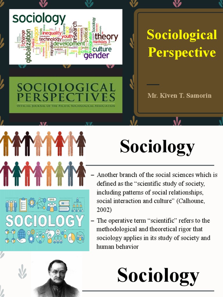 Lesson 3 Sociological Perspective | Download Free PDF | Sociology ...