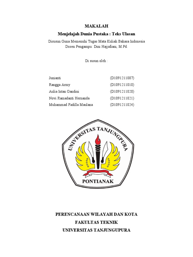 Makalah Menjelajah Dunia Pustaka | PDF | Kajian Bahasa Asing