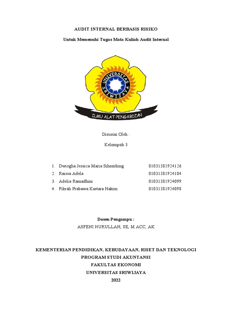 Peran Audit Internal dalam Manajemen Risiko | PDF
