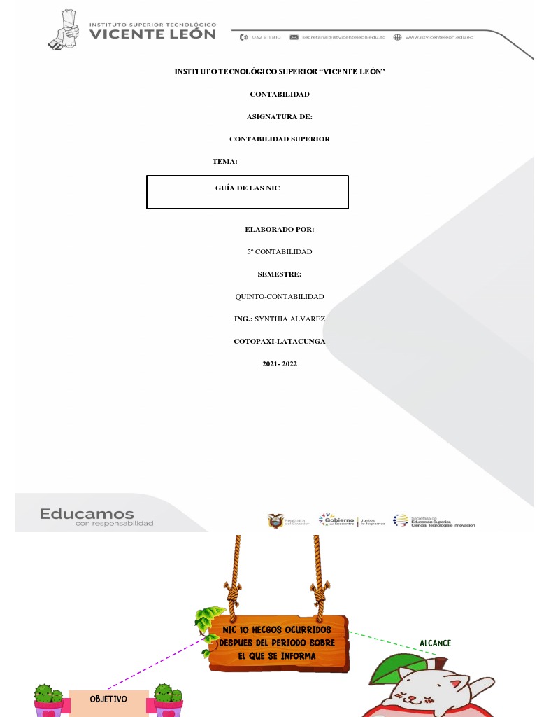 Guía de Las Nic de 5° Contabilidad | PDF | Contabilidad | Depreciación