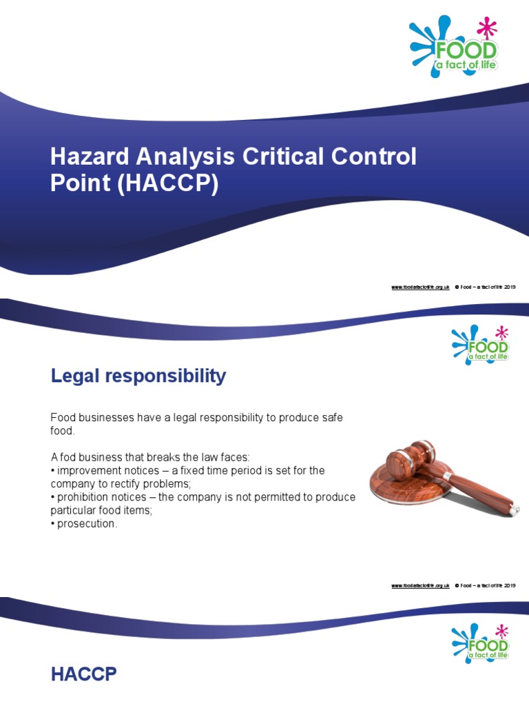 Hazard Analysis Critical Control Point (HACCP) | PDF | Hazard Analysis ...