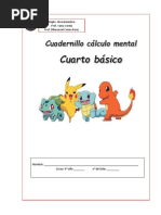 Cuadernillo de Calculo Mental | PDF