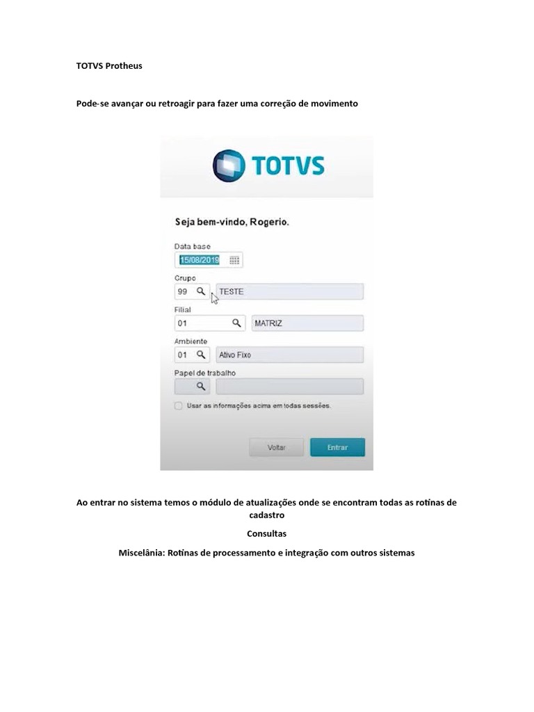 TOTVS Protheus | PDF