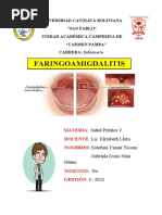 Fisiopatología de La Faringitis | PDF | Epidemiología | Microbiología