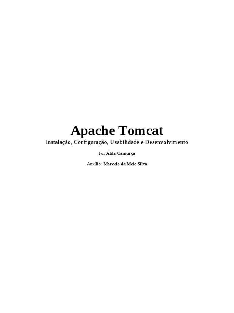 Apache Tomcat | PDF | Páginas do servidor Java | Protocolo de transferência de hipertexto