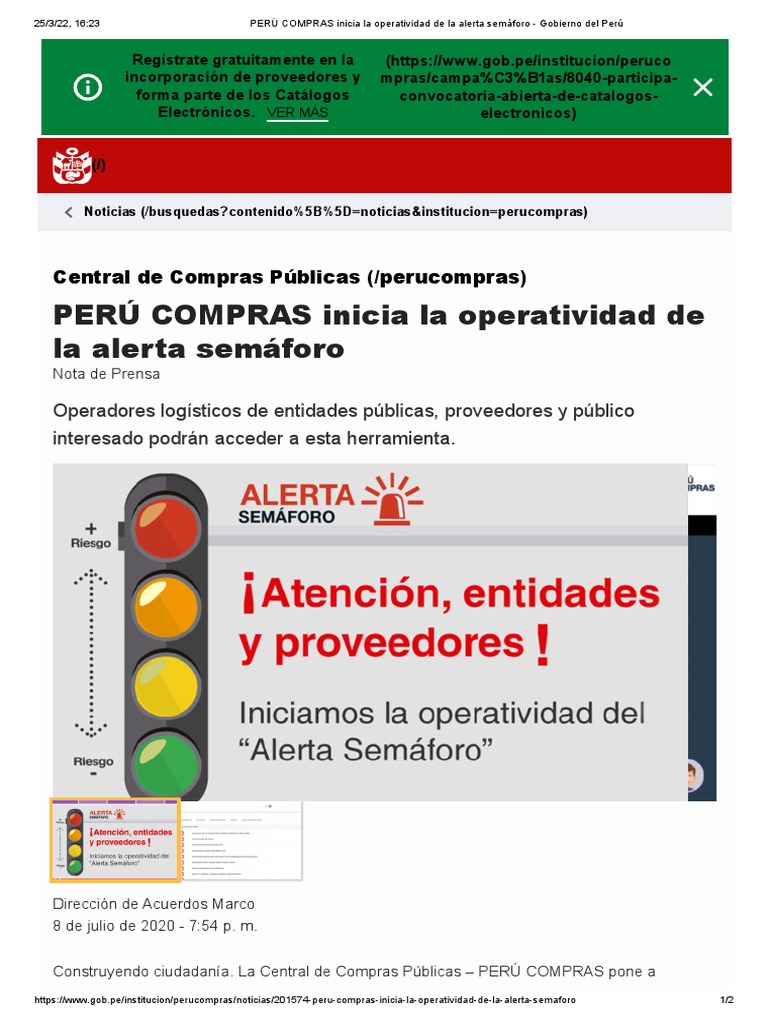 Alerta Semaforo | PDF | Perú
