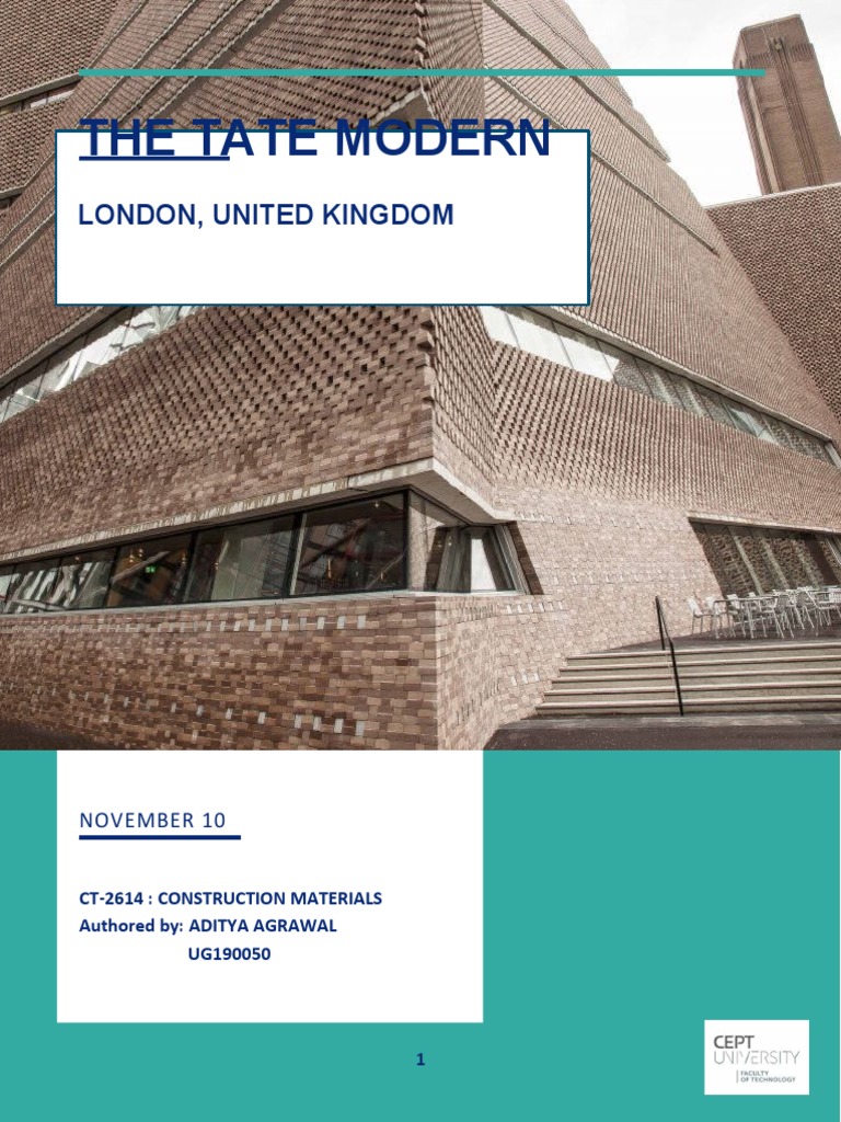 The Tate Modern: A Study of Brickwork in the Renovation and Conversion ...