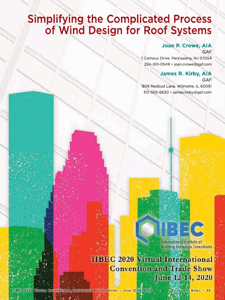 Simplifying The Complicated Process of Wind Design For Roof Systems | PDF