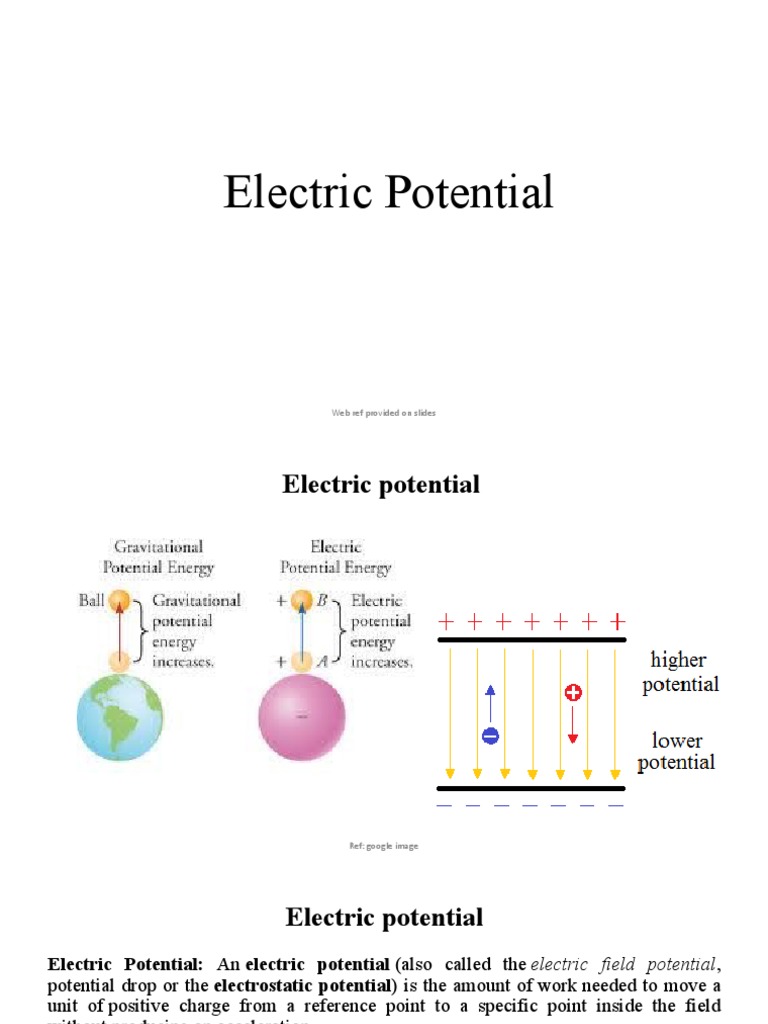 Understanding Electric Potential Energy | PDF | Potential Energy ...
