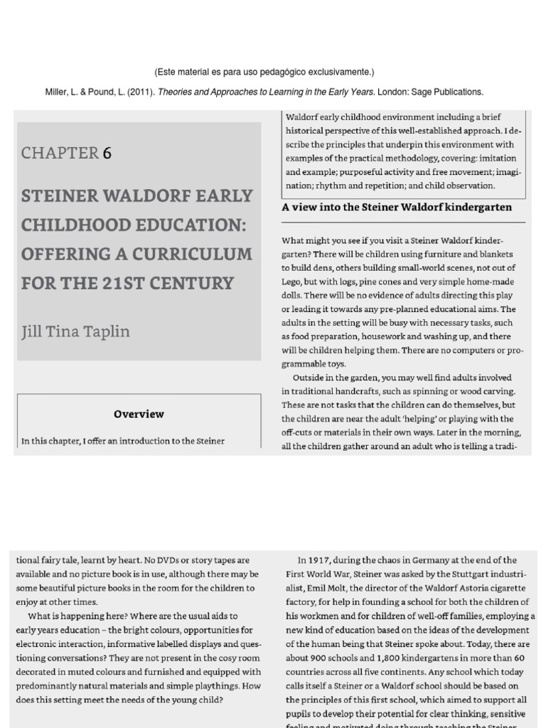Miller & Pound - Steiner - Mandatory Reading | PDF | Language Arts ...