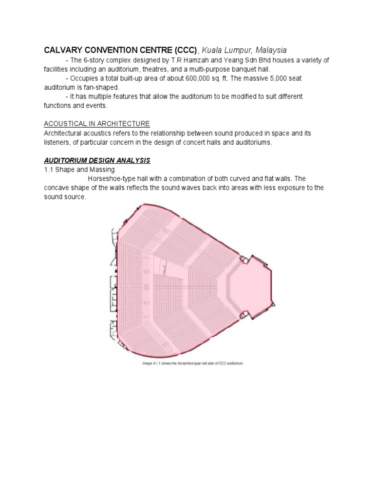 CALVARY CONVENTION CENTRE (CCC), Kuala Lumpur, Malaysia: Auditorium ...