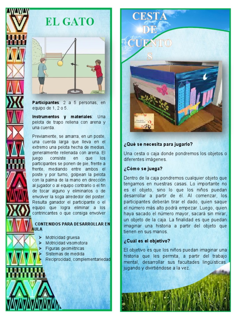 Folleto Juego Del Gato | PDF