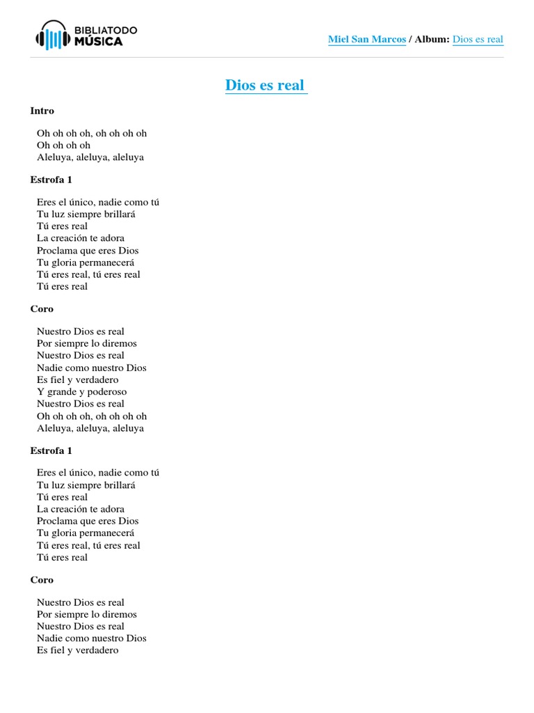 Dios Es Real | PDF
