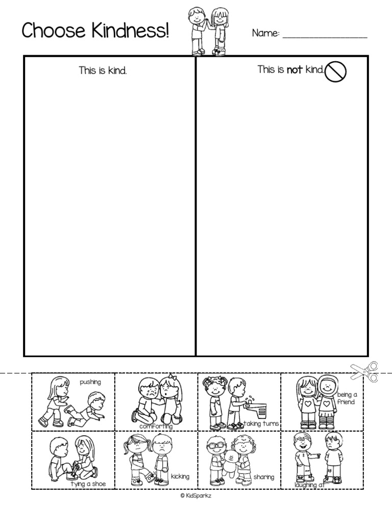 Choose Kindness!: Name | PDF