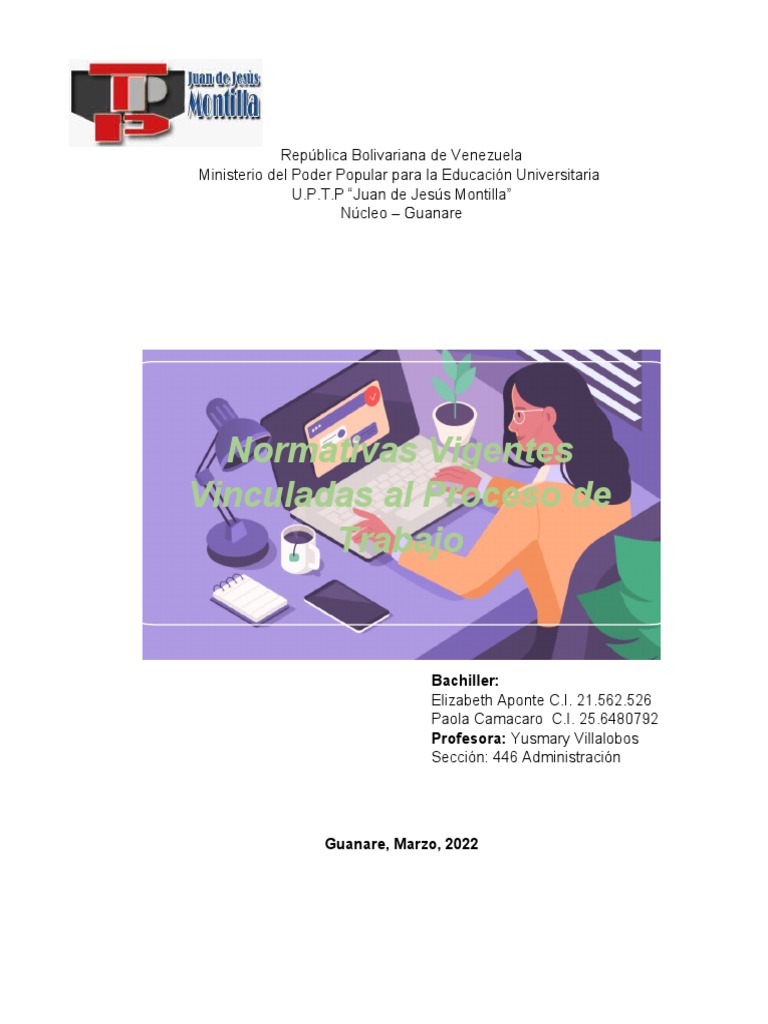 Normativas Vigentes Vinculadas Al Proceso de Trabajo | PDF | Salario ...