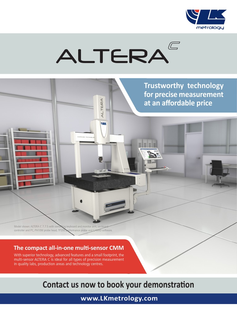 Altera: Contact Us Now To Book Your Demonstration | PDF | Metrology