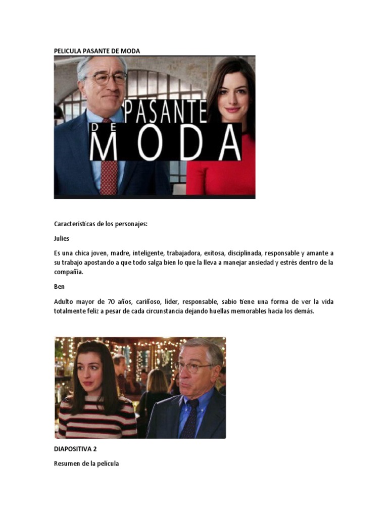 Analisis Pasante de Moda | PDF | Adultos | Vejez
