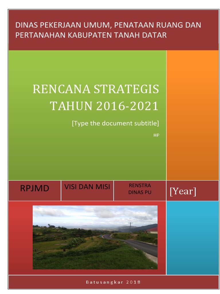 Contoh Renstra | PDF