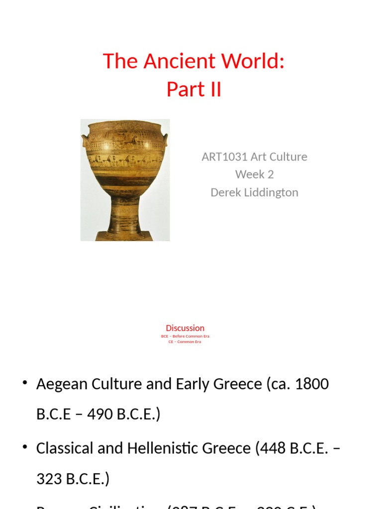 Ancient World Art and Architecture from Aegean to Roman Civilizations | PDF