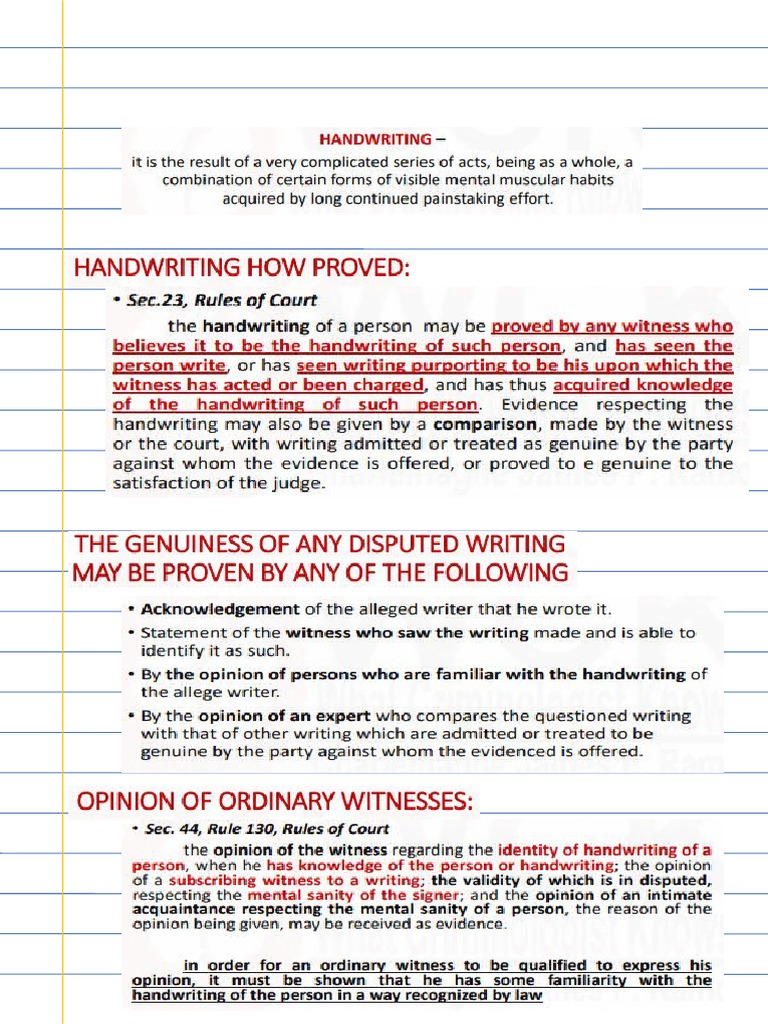 Handwriting Identification | Download Free PDF | Hand | Graphology