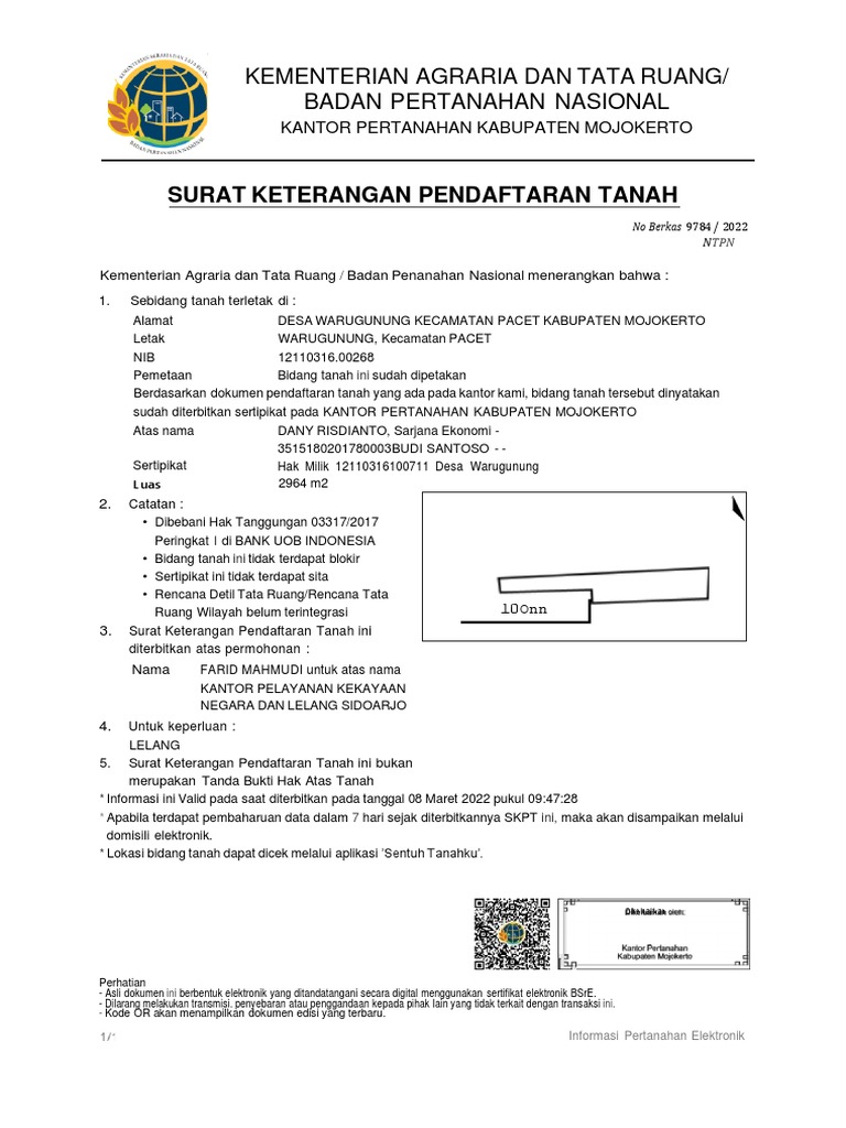 SKPT - SHM No. 711 | PDF