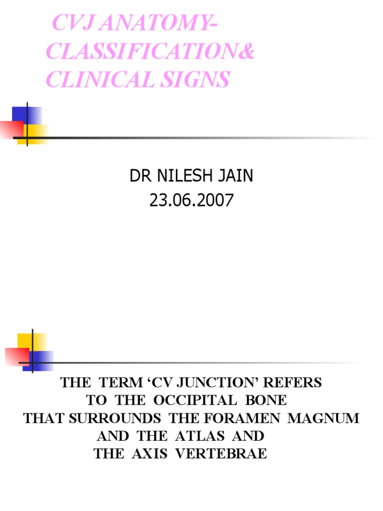 Cv Junction Anomalies | Human Anatomy | Human Head And Neck