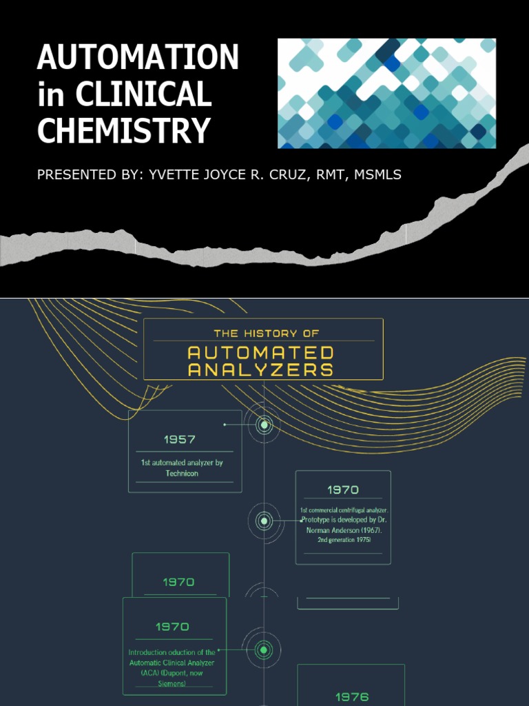 Automation in Clinical Chemistry | PDF | Automation | Physical Sciences