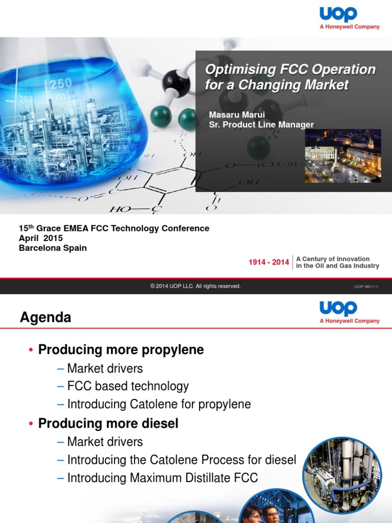 20 - Optimising FCC Operation - UOP | PDF | Cracking (Chemistry ...