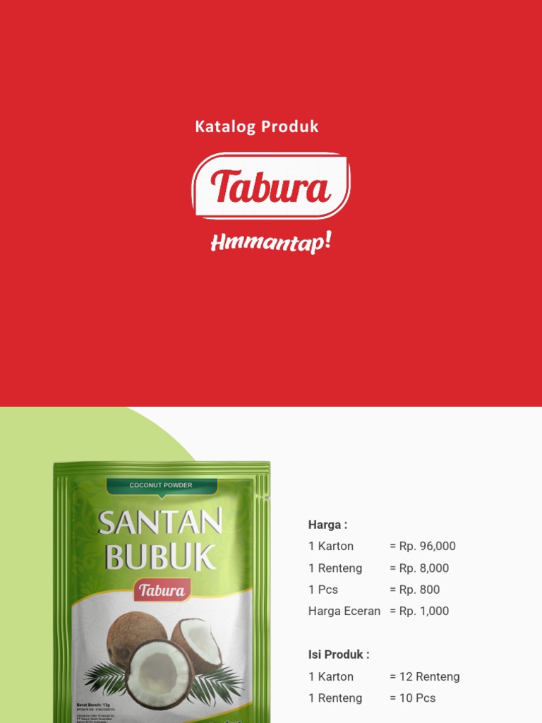 Katalog Produk Tabura | PDF