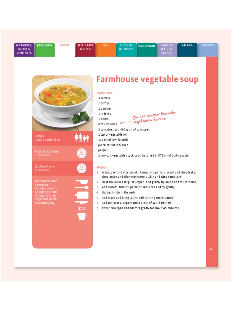 007 - Farmhouse Vegetable Soup | PDF