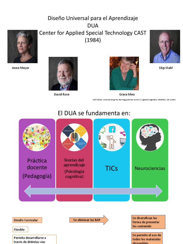 3 DUA - Presentacion | PDF | Aprendizaje | Plan de estudios