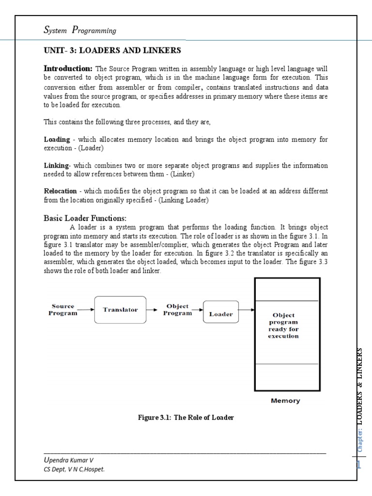 Loading, Linking, and Relocating: An Overview of the Functions and ...