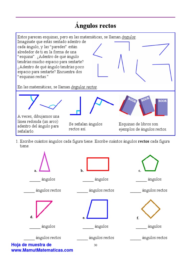 Geometria Inicial Angulos Rectos | PDF