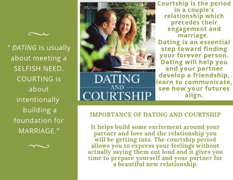 Importance of Dating and Courtship | PDF