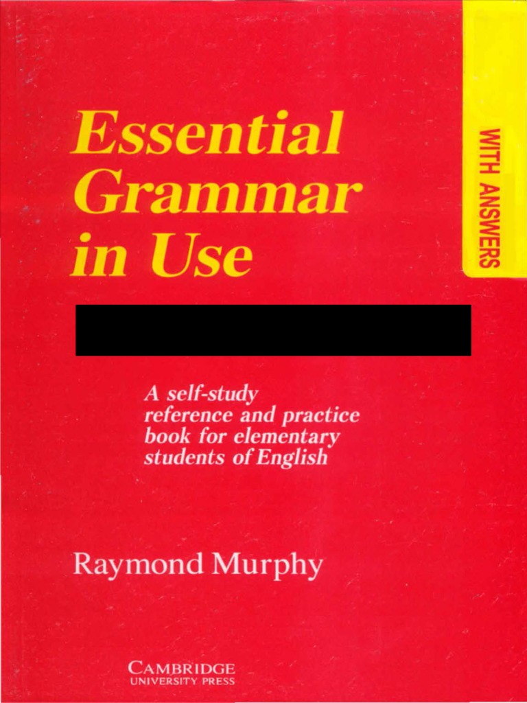 Essential Grammar in Use A Self Study Reference and Practice Book For ...