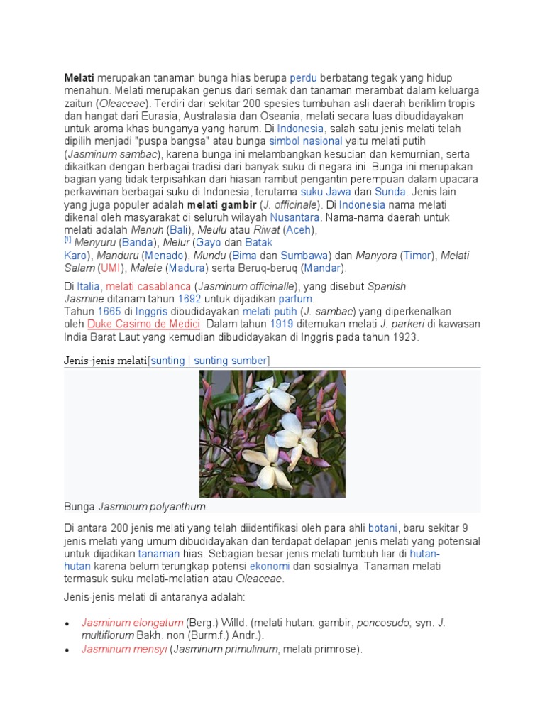 Melati | PDF