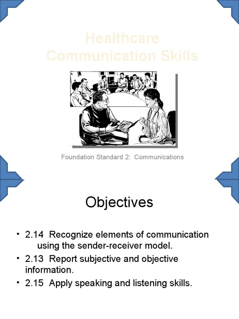 2 PP Healthcare Communication Skills | PDF | Communication ...