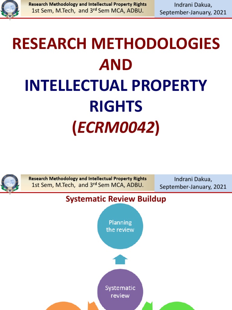 Research Methodologies: Intellectual Property Rights | PDF | Search ...