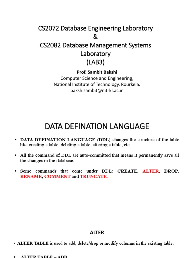 Lab3 DBMS Theory | PDF | Computer Science | Information Technology