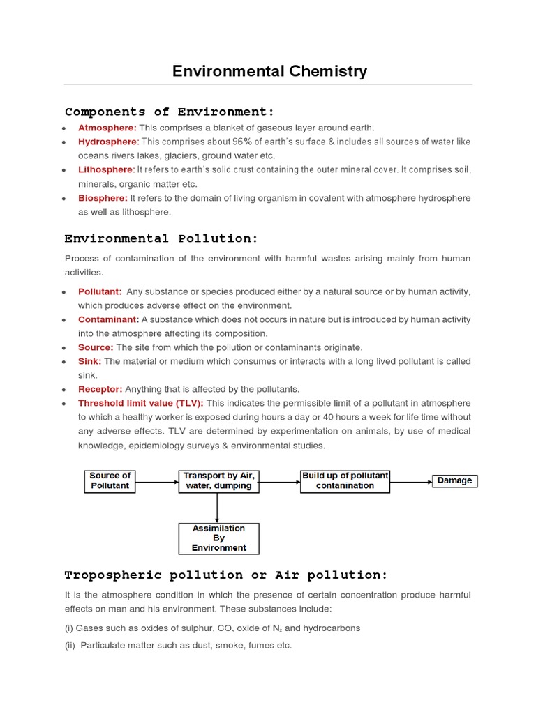 Unit 14 Environmental Chemistry | PDF | Greenhouse Effect | Carbon Dioxide