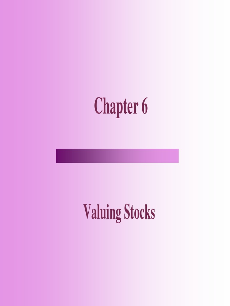 QTTC c4 | PDF | Stocks | Dividend