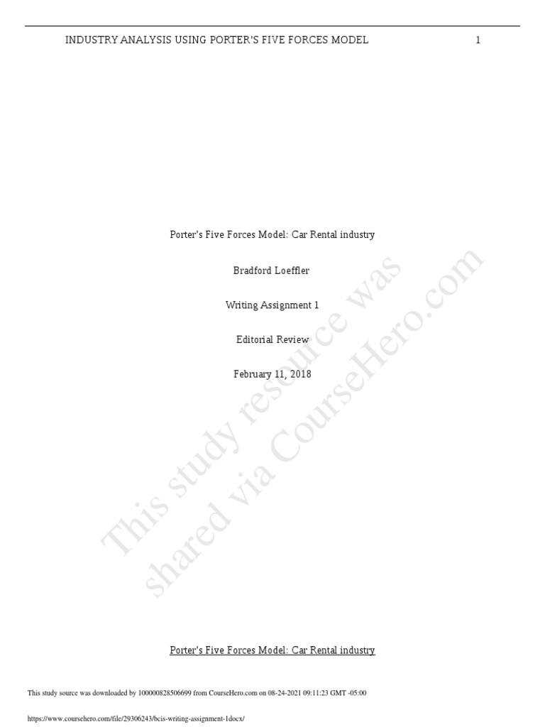 Bcis Writing Assignment 1 | PDF | Economies | Business